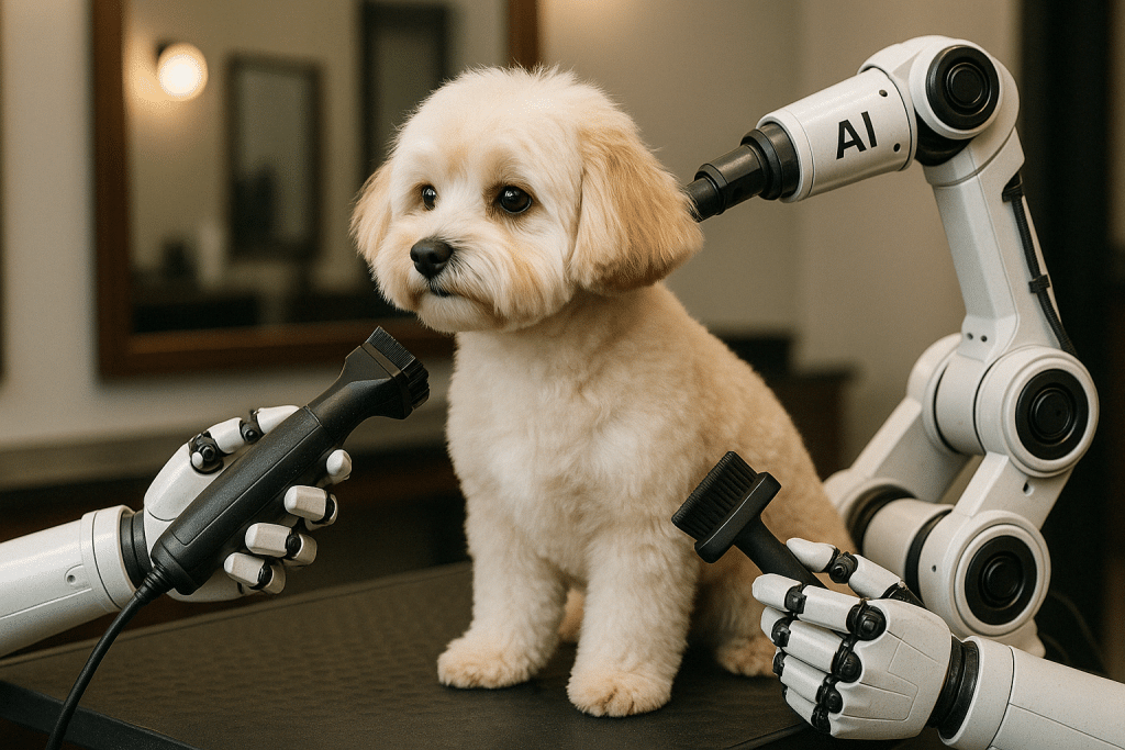 Grooming of the future: artificial intelligence haircuts, 3D coloring ...